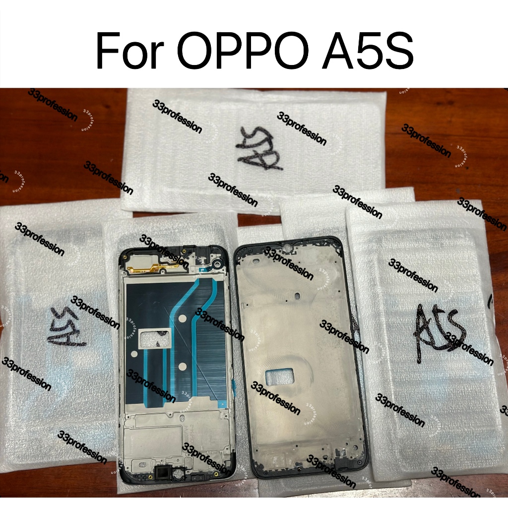 Back cover Housing middle frame For Oppo A5S LCD Front frame | Shopee ...