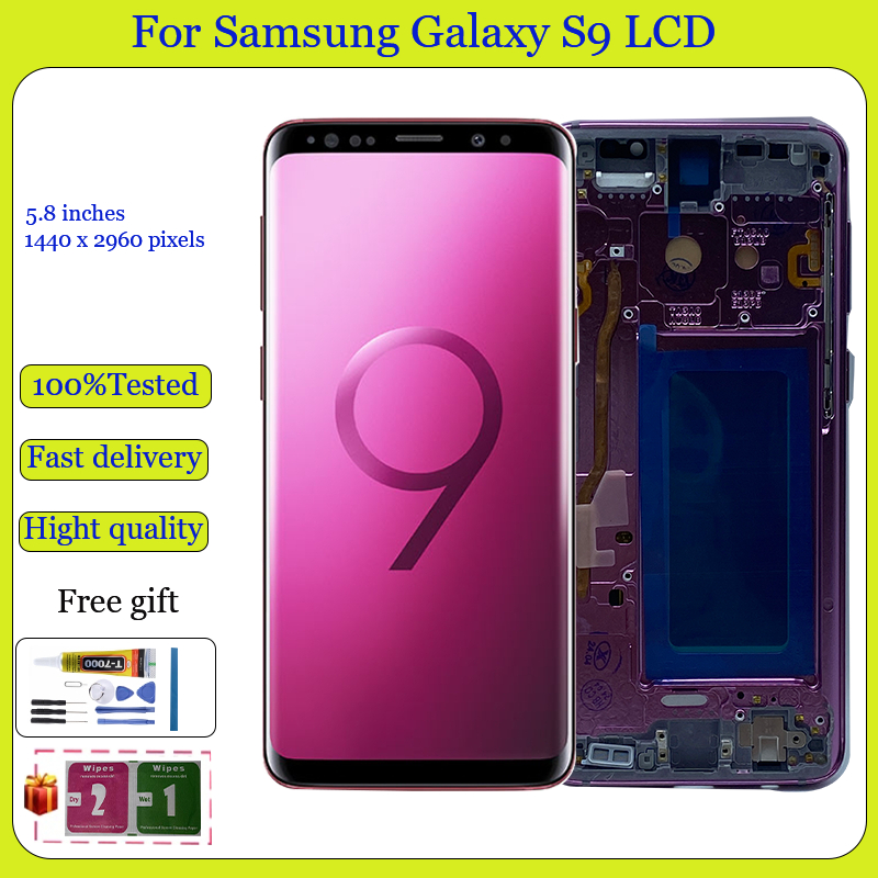 Original AMOLED For Samsung Galaxy S8 G950 /Galaxy S9 G960 LCD Display ...