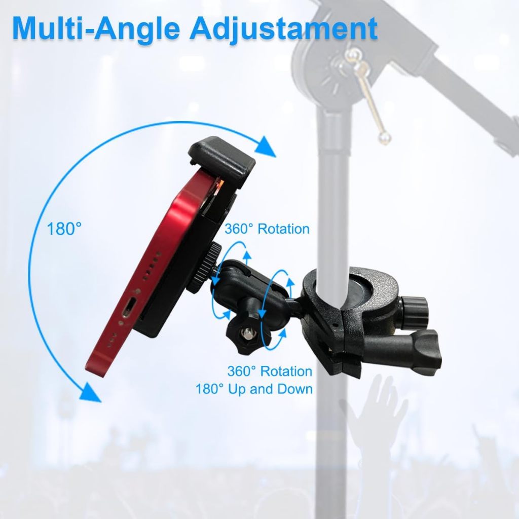 Live Stands Cell Phone Clip Multi-functional Adjustable Cell Phone ...