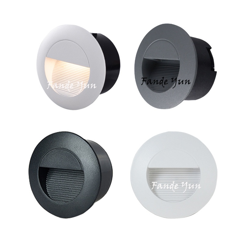 3W 5W AC220V Outdoor Led Stair Light Round Wall Lamp Waterproof IP65 ...