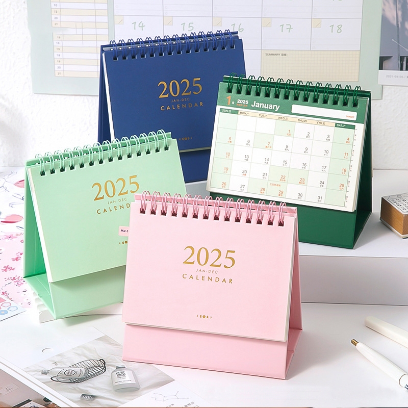 Ossayi 2025 Desktop Calendar Portable Schedule Table Planner Daily ...
