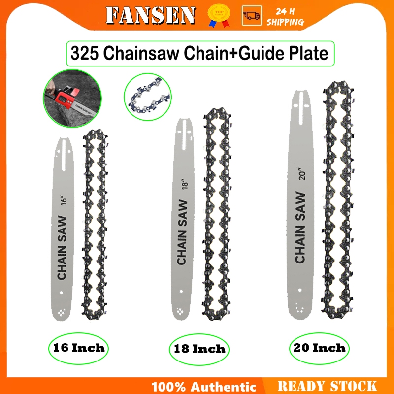 Guide Bar Chainsaw Blade Chainsaw Chain 16Inch/18Inch/20Inch 325 Oregon Chainsaw Chain And Guide ...