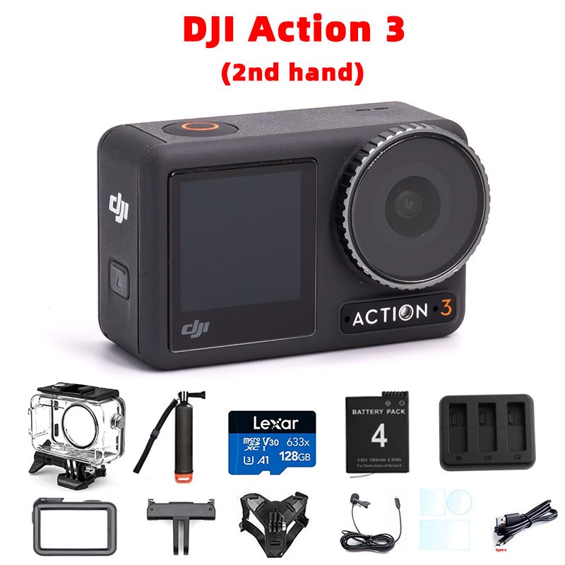 DJI OSMO ACTION 3 Action Camera 4K HDR stabilization DJI Action 3 Sport ...