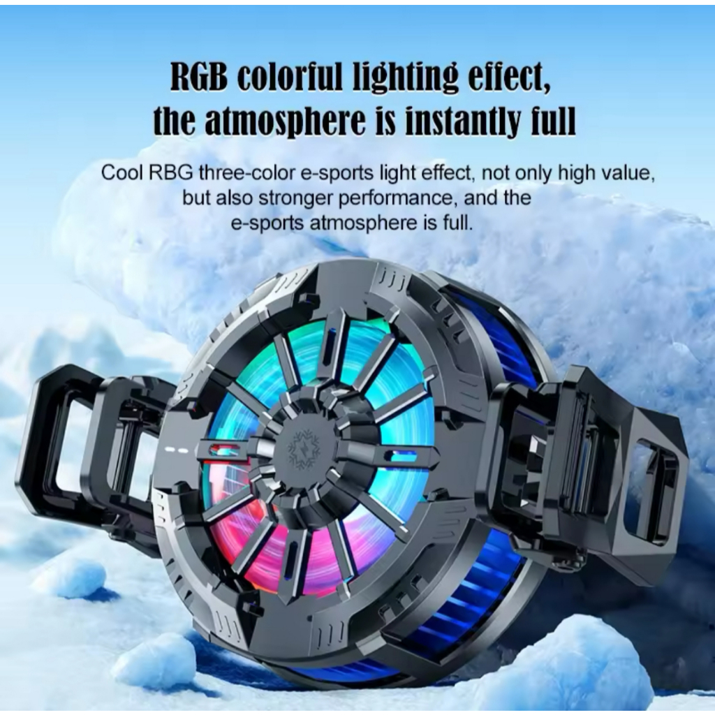 New Portable Mobile Phone Heat Sink Radiator Turbo Hurricane Game ...