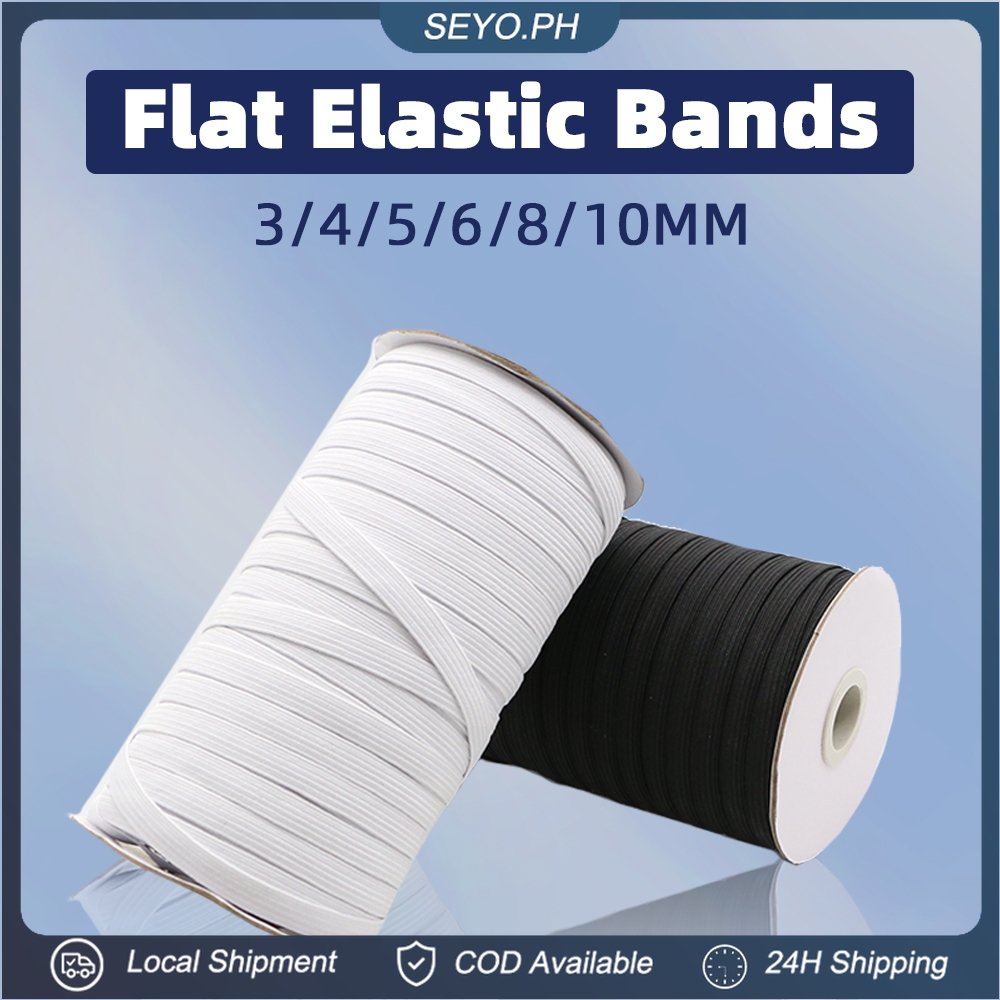 10M Elastic Garter White High Elasticity Crochet Braided Band Garter ...