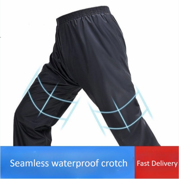 Rain Pants Waterproof Men's Single-Piece Rainproof Lower Body ...