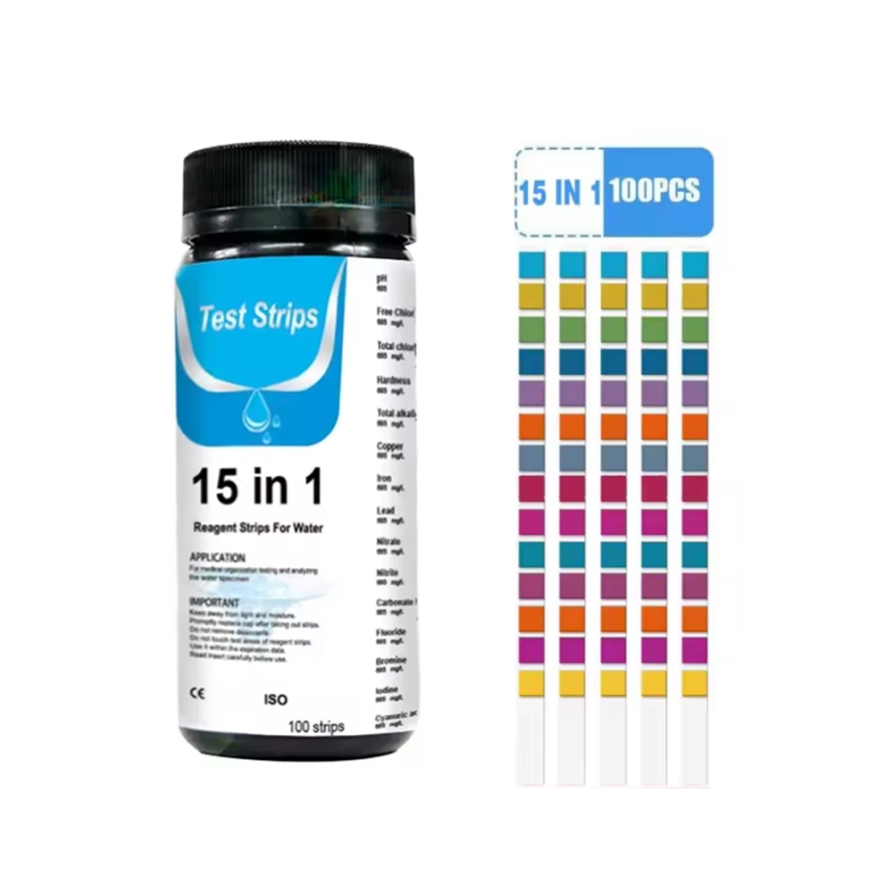 High Accuracy 15 Parameters Drinking Water Test Strips One Step Water ...