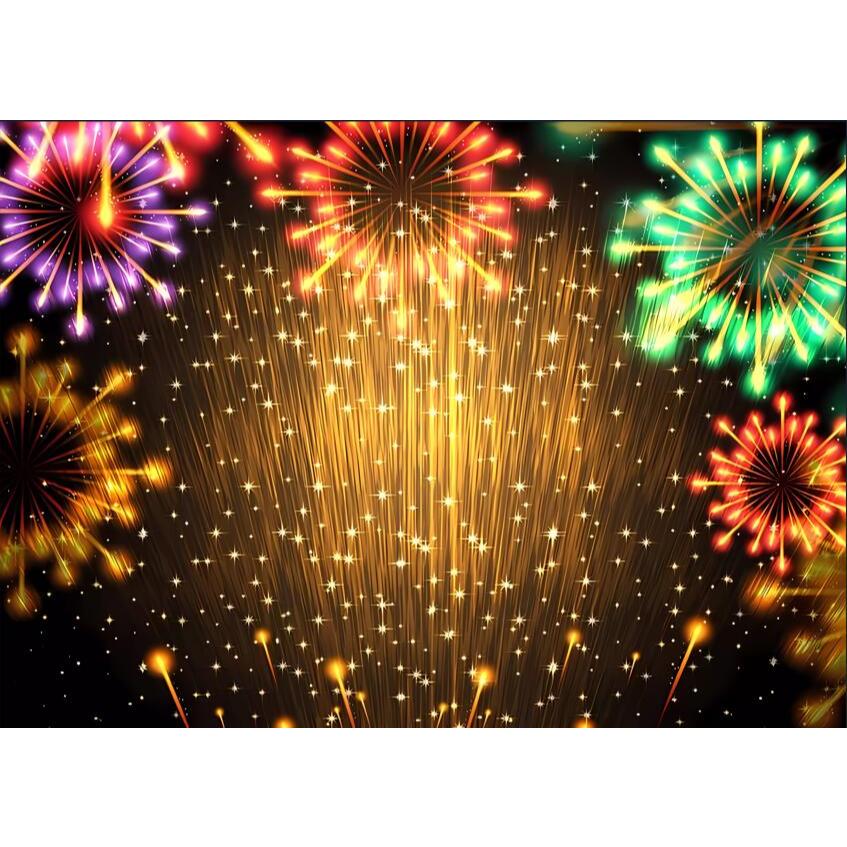 Sparklers Fireworks Happy New Year Photography Backdrop New Year Eve ...