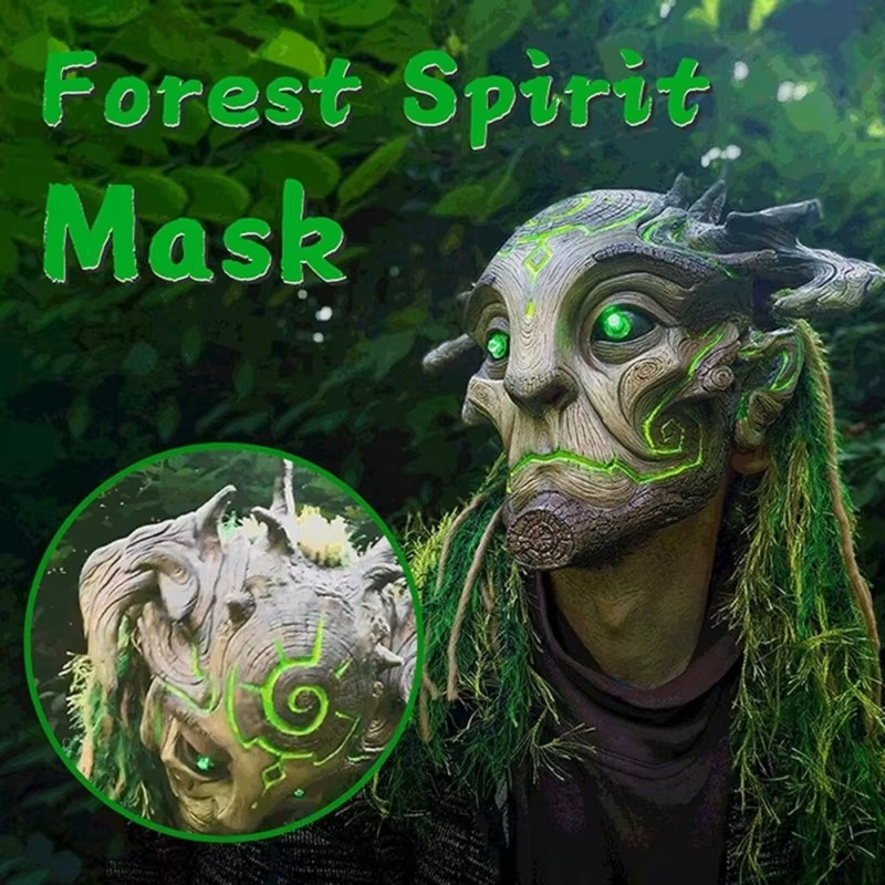 Halloween Horror Legend Monster LED latex mask Cosplay Horror helmet ...
