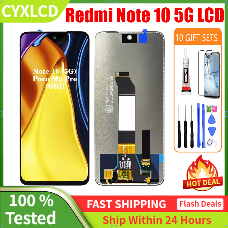 Original LCD For Xiaomi Redmi Note 10 5G LCD Display Touch Screen ...