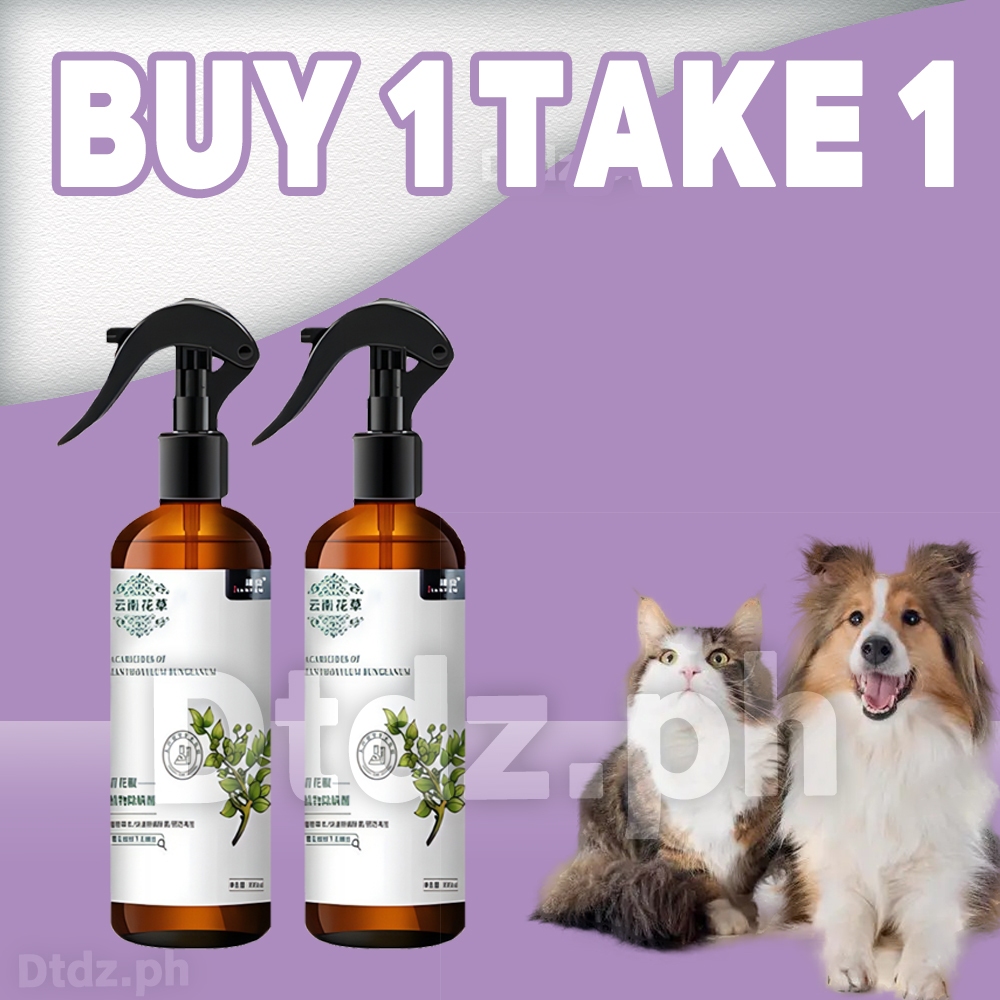 【Buy 1 take 1】Tick and Flea Spray 300ML Anti Tick Garapata Flea Pulgas ...