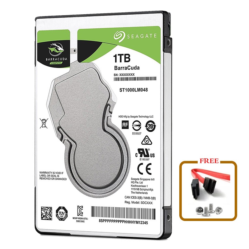 Seagate BarraCuda 1TB 2TB 4TB 3.5" 7200RPM SATA 6Gb/s 256MB HDD ...
