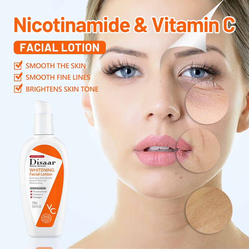 Disaar Nicotinamide & VitaminC Facial Lotion Moisturizing Brighten ...