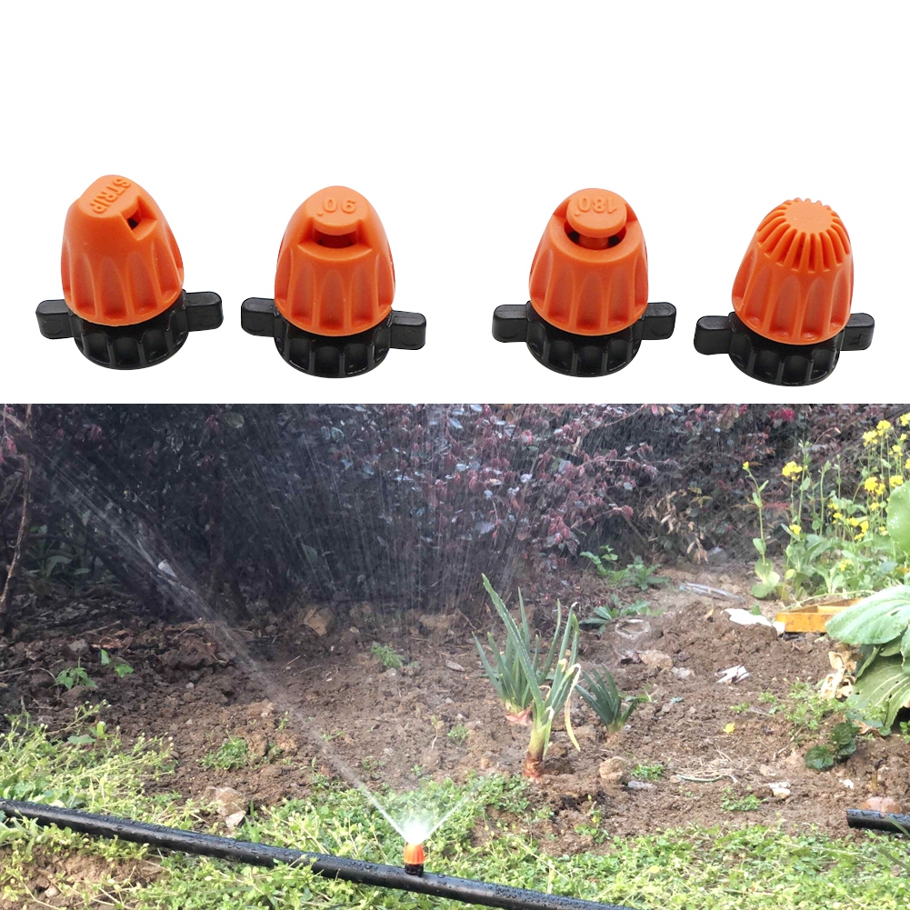 20Pcs 90/180/360 angles, Strip Refraction nozzle Drip Irrigation system Automatic Watering ...