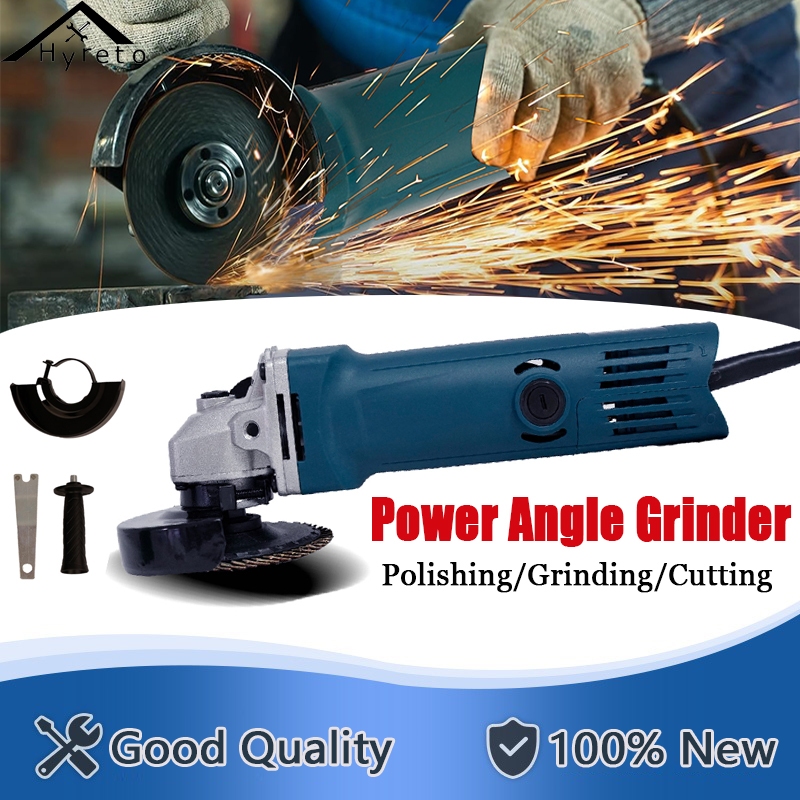 220V Electric Handheld Industrial Heavy Duty Angle Grinder High Power ...