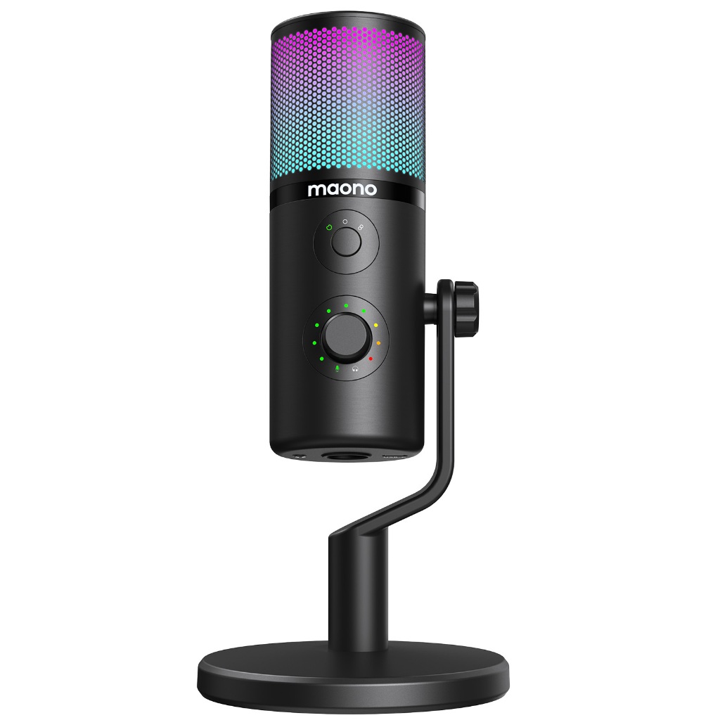 Maono DM50 USB Condenser Microphone Gaming Mic RGB Mic Streaming Mic ...