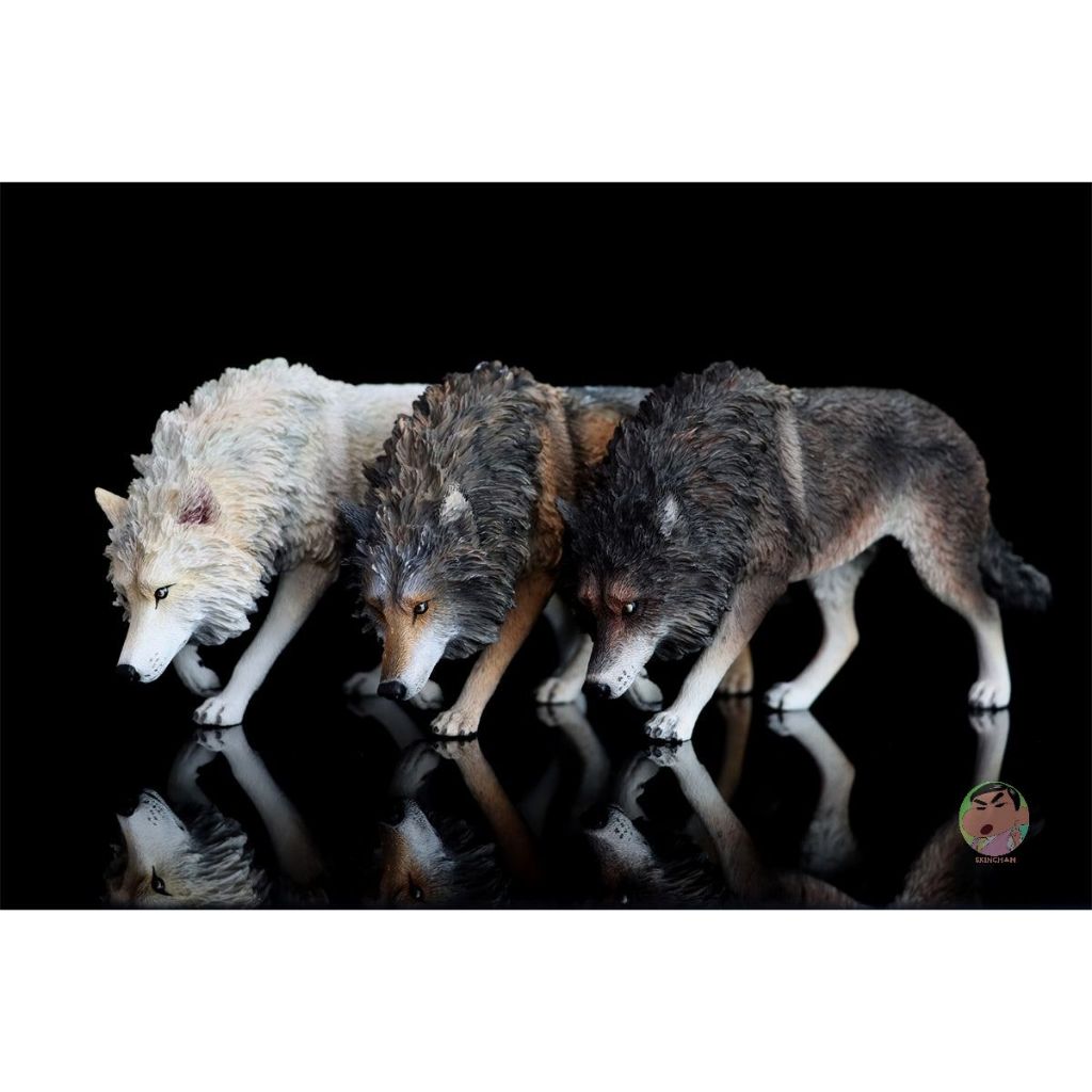 JXK Studio 1/6 NORTH AMERICAN GRAY WOLF Animal Model | Shopee Philippines