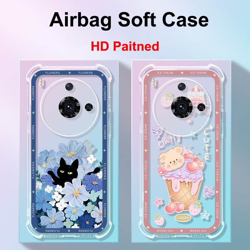 For ZTE Nubia Z50S Pro Reinforced Corners Soft TPU Shockproof Airbag ...