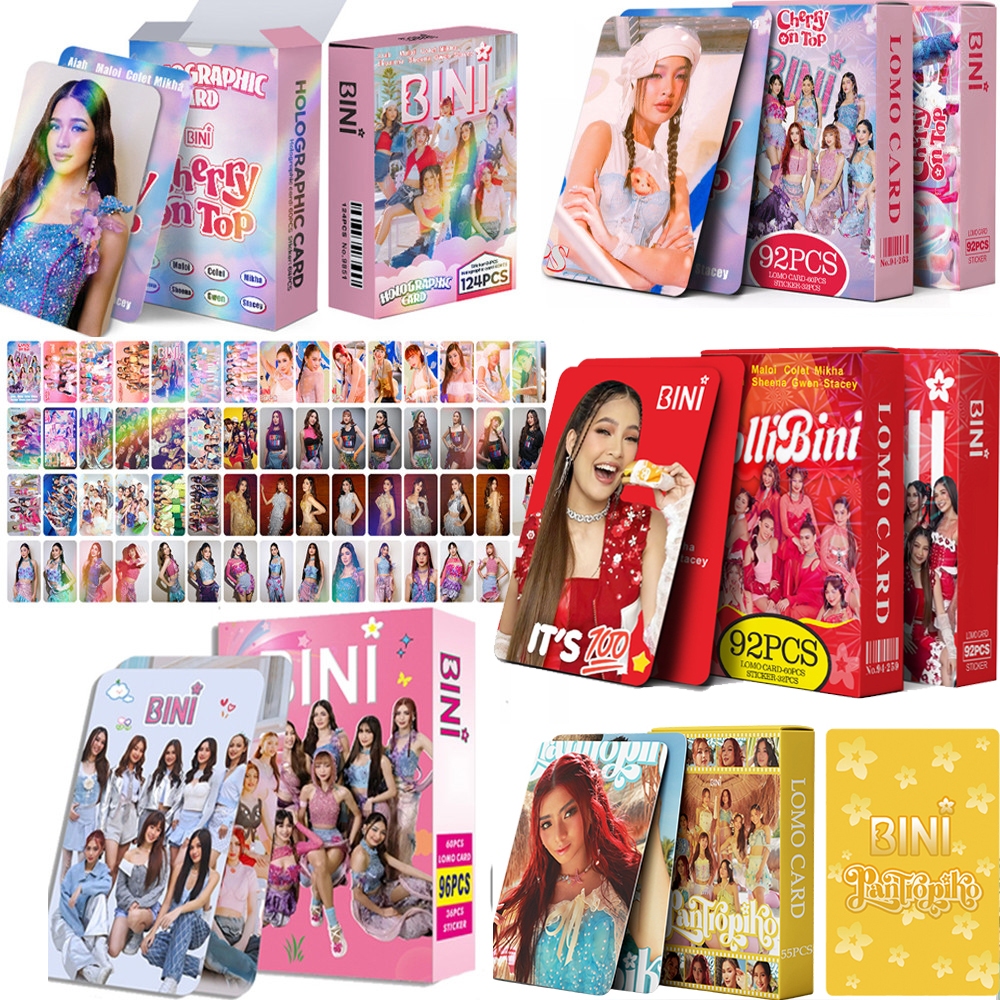 Bini Card Photocards BINI Lomo Cards 50pcs Holographic Bini Jhoanna ...