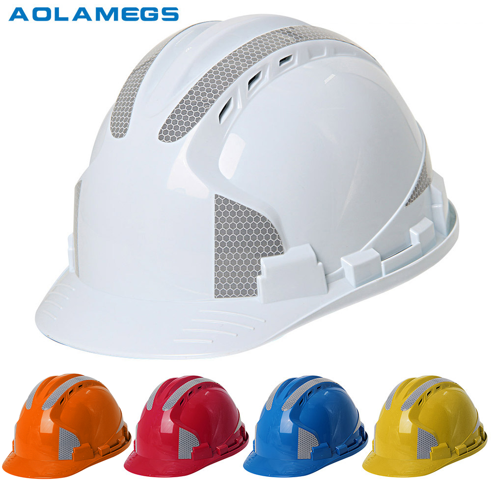 AOLAMEGS ABS Safety Helmet Building Electrical Engineering Helmets ...