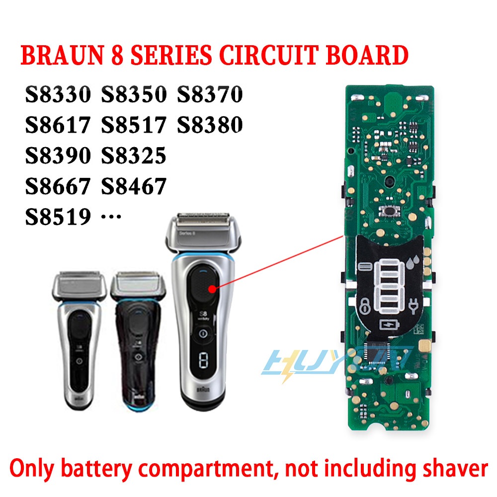 Braun S8 PCB Battery Motherboard for Series 8 PRO S8330 8350 8370 8617 ...