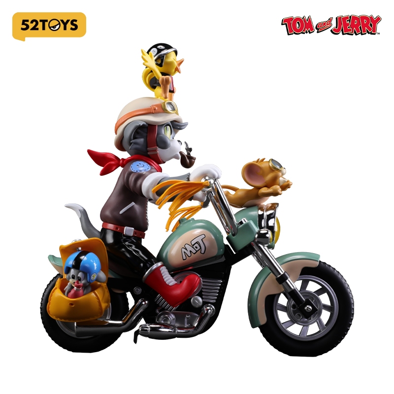 52TOYS TOM and JERRY Retro Motorcycle Figure Toy | Shopee Philippines