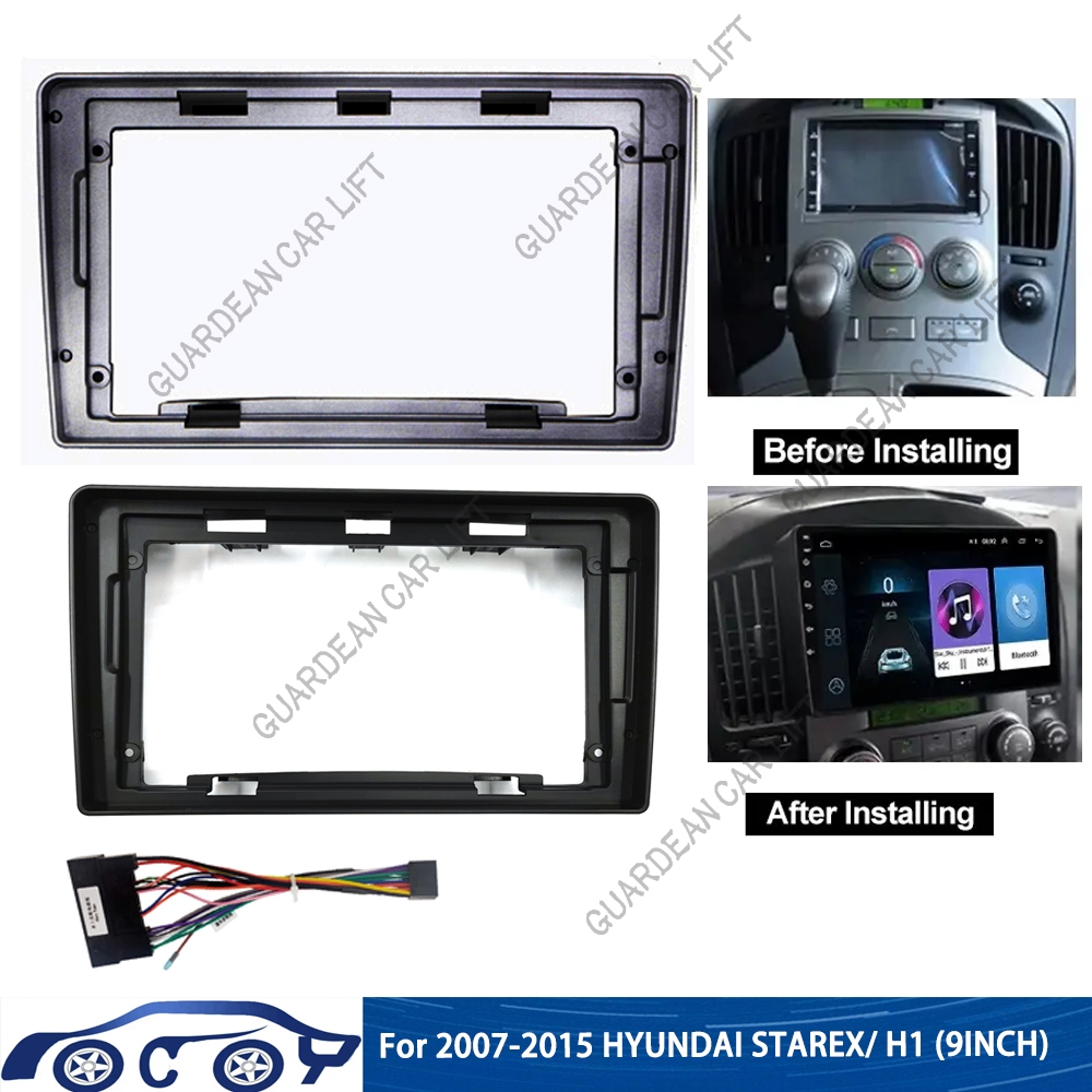 9 Inch Android GPS Stereo Player 2DIN Head Unit Car Radio Fascias Dash ...