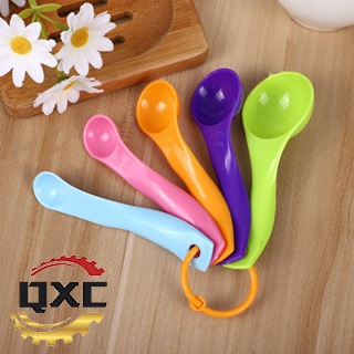 Colorful Measuring Spoon Set of 5 with Graduated Measuring Spoons ...