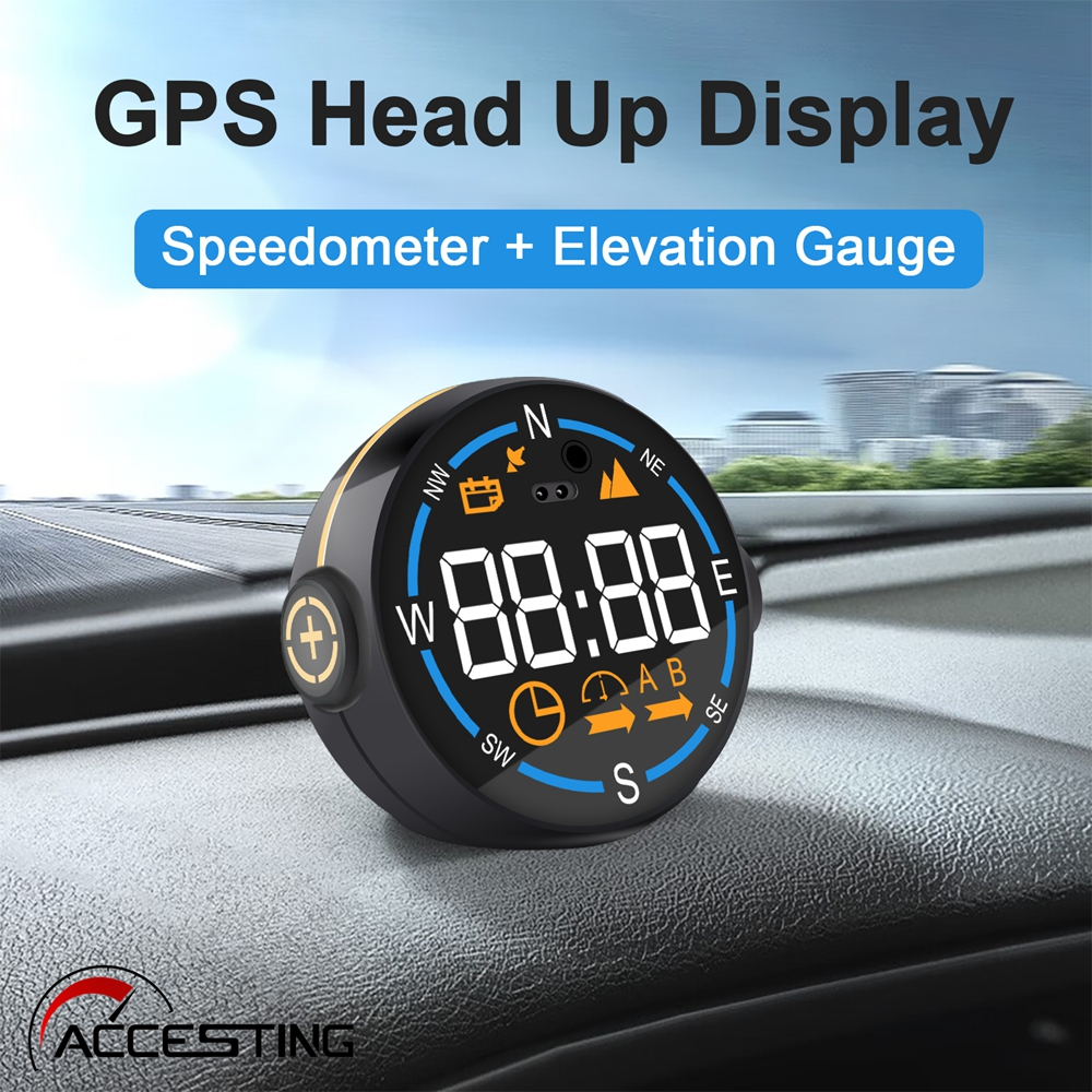 H600G GPS Head-Up Display, Altitude Speed Satellite Position Display ...