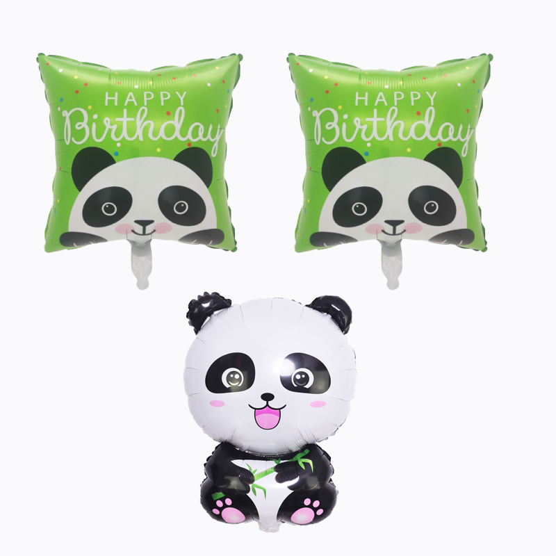 19 inch Panda Balloon Square Panda Theme Birthday Party Kid's Birthday ...