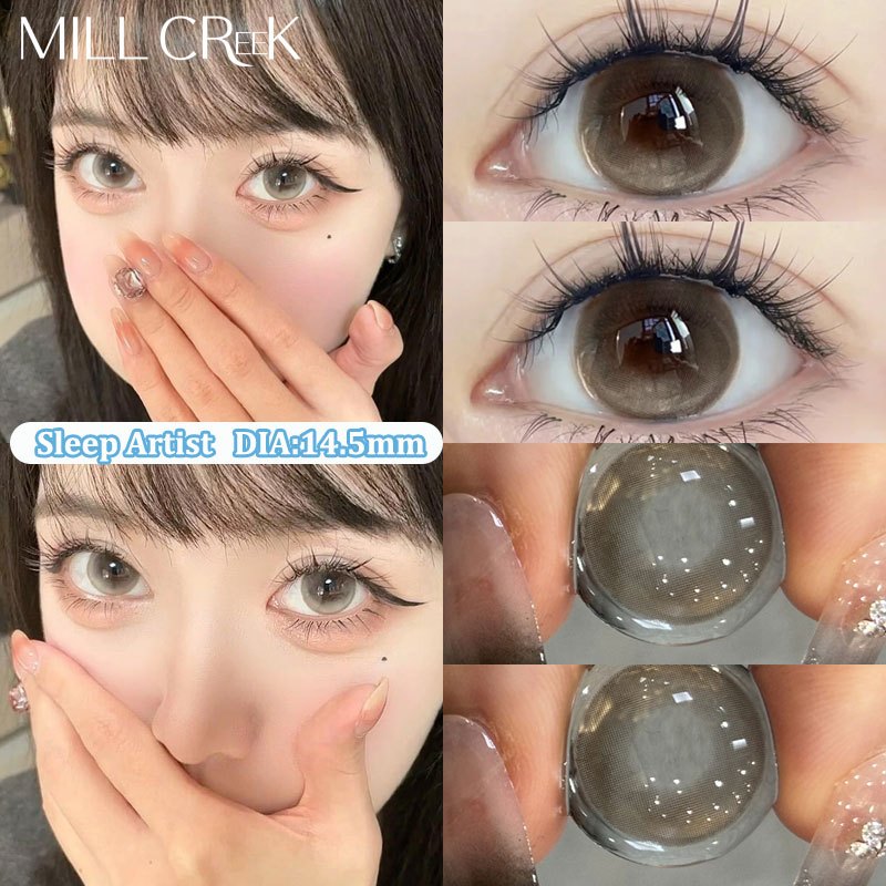 【Grade lens&COD】MILL CREEK Color contact lenses annual throw 14.5mm2 ...