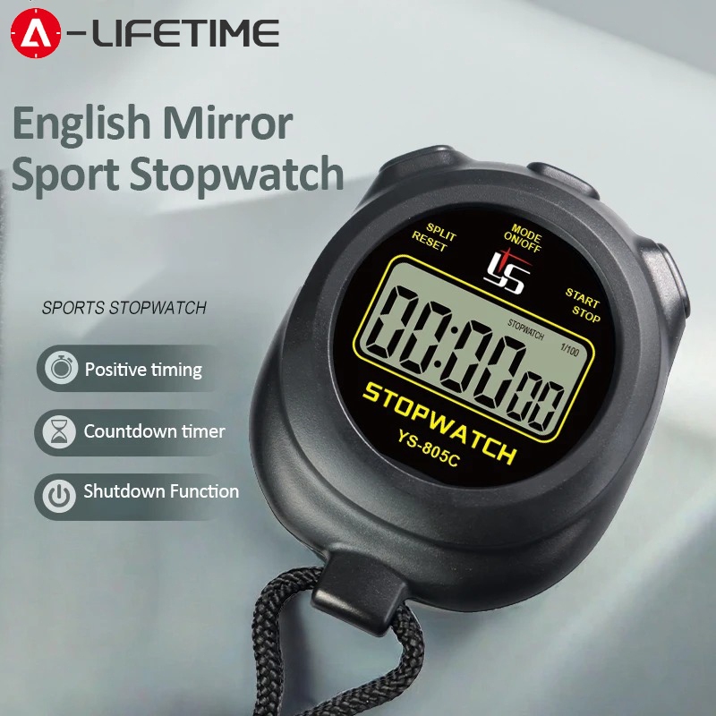 Waterproof Stopwatch Chronometer 0.01s Accuracy Digital Sport Stopwatch ...