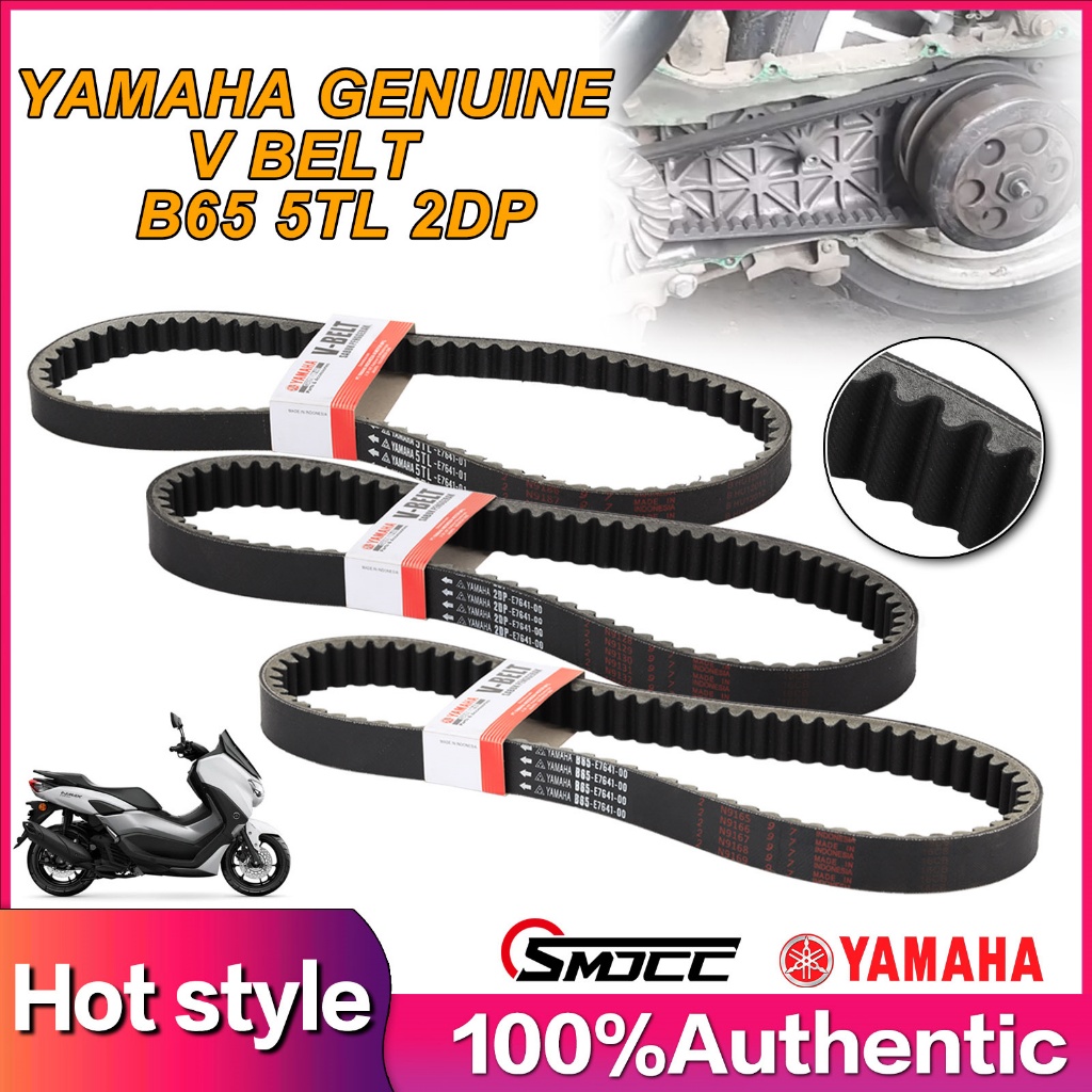 Genuine ORIGINAL Yamaha V-Belt Drive Belt B65 / 5TL / 2DP / 2PH For Aerox v2 NMAX V2 Aerox V1 ...