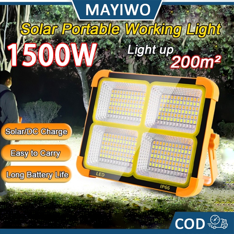 Solar Emergency Light Solar Light Outdoor Waterproof Solar LED Flood ...