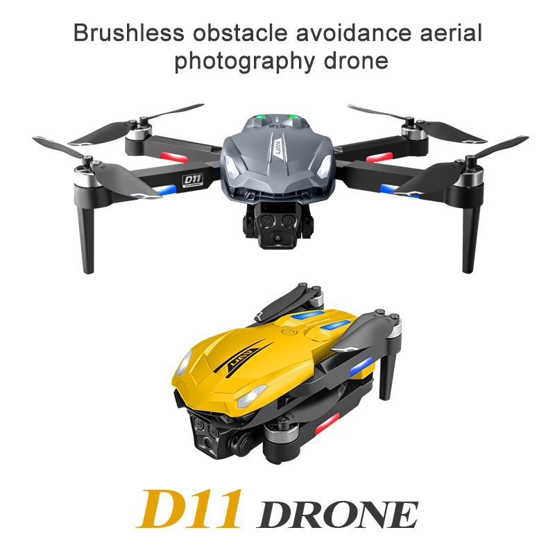 D11 drone 8k electric dual camera brushless motor intelligent obstacle ...