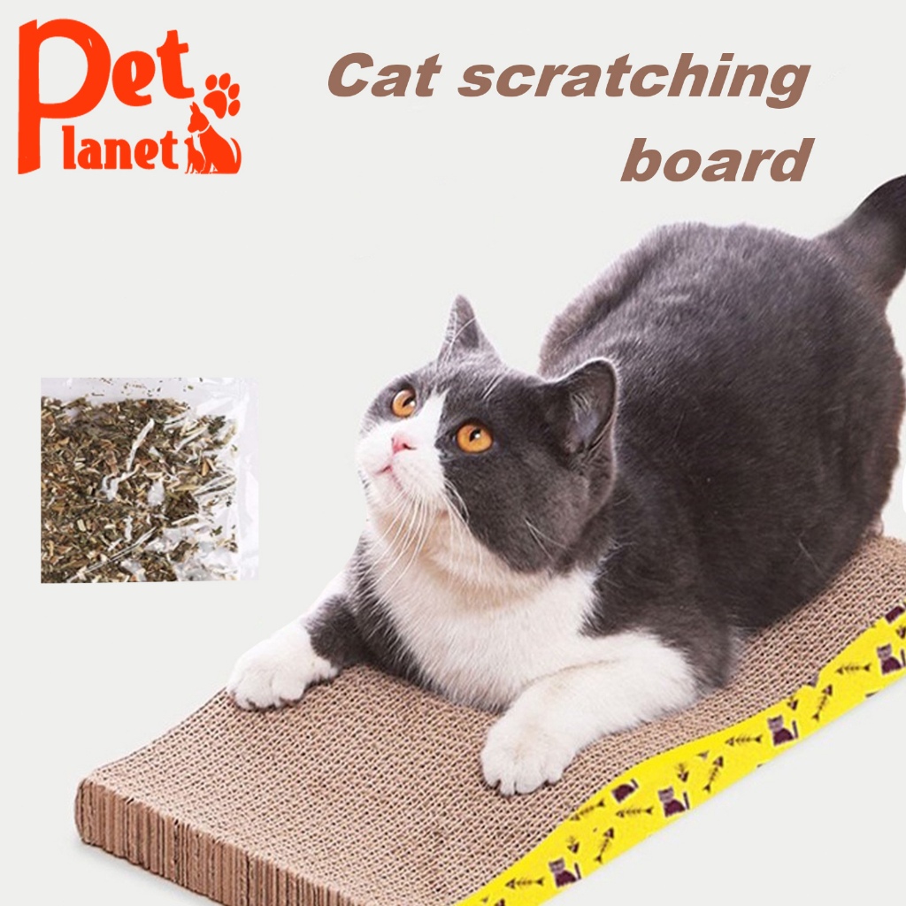 Cat Scratcher Cat kitten Scratching Cardboard Toy Scratch Pad High ...