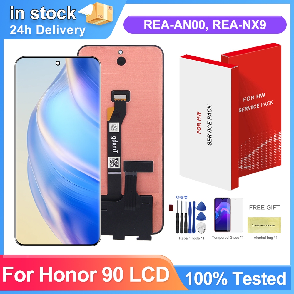 AMOLED For Honor 90 5G LCD REA-NX9 AN00 Display Touch Screen Honor 90 ...