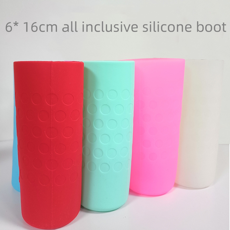6cm*16cm New Insulation Silicone boot Cup Heat Insulation Protective ...