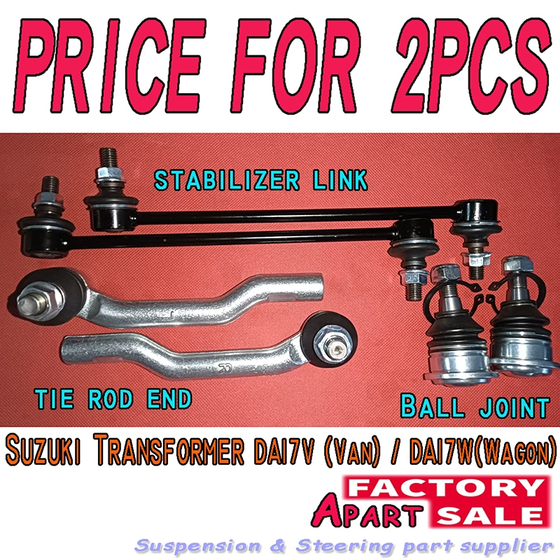 Suzuki Transformer DA17V DA17W Stabilizer link / Tie rod end / Ball ...