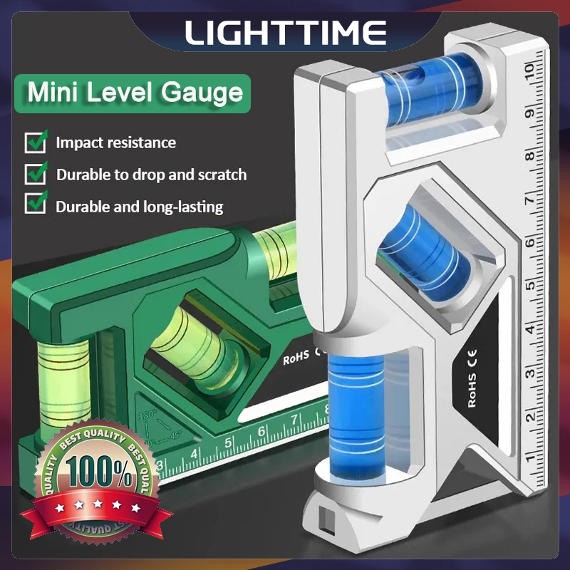Mini Magnetic Level Vertical Pocket Measuring Tool Portable Protractor ...