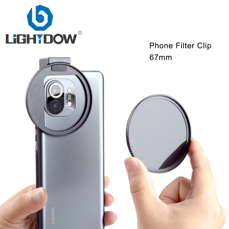 Lightdow 67mm Phone Lens Filter Holder for ND Filter CPL Filter Soft ...