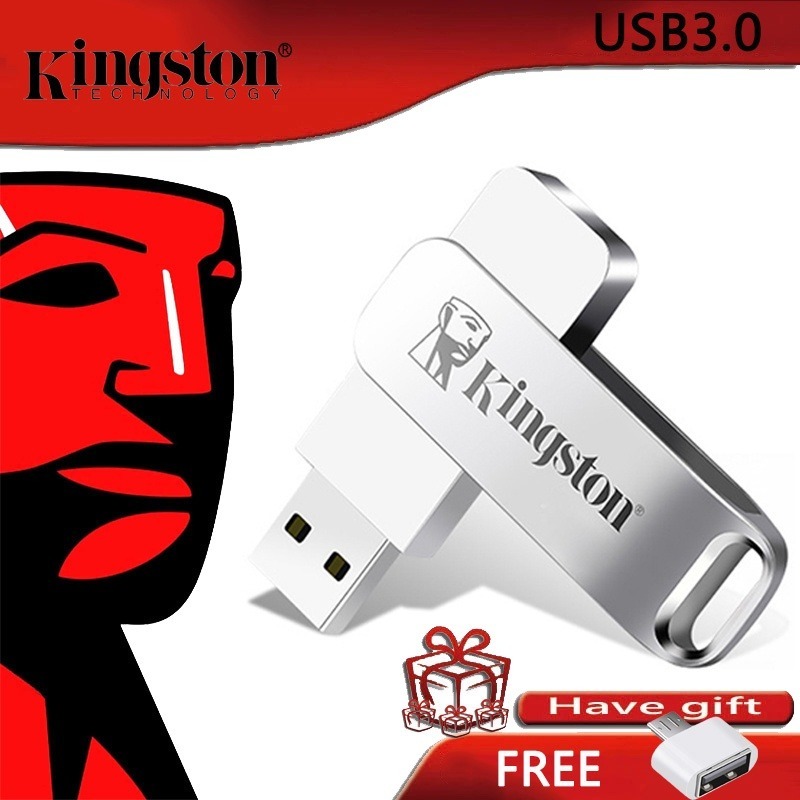 Original Kingston pendrive USB 3.0 High speed Flash Drive Pen Metal 360 ...