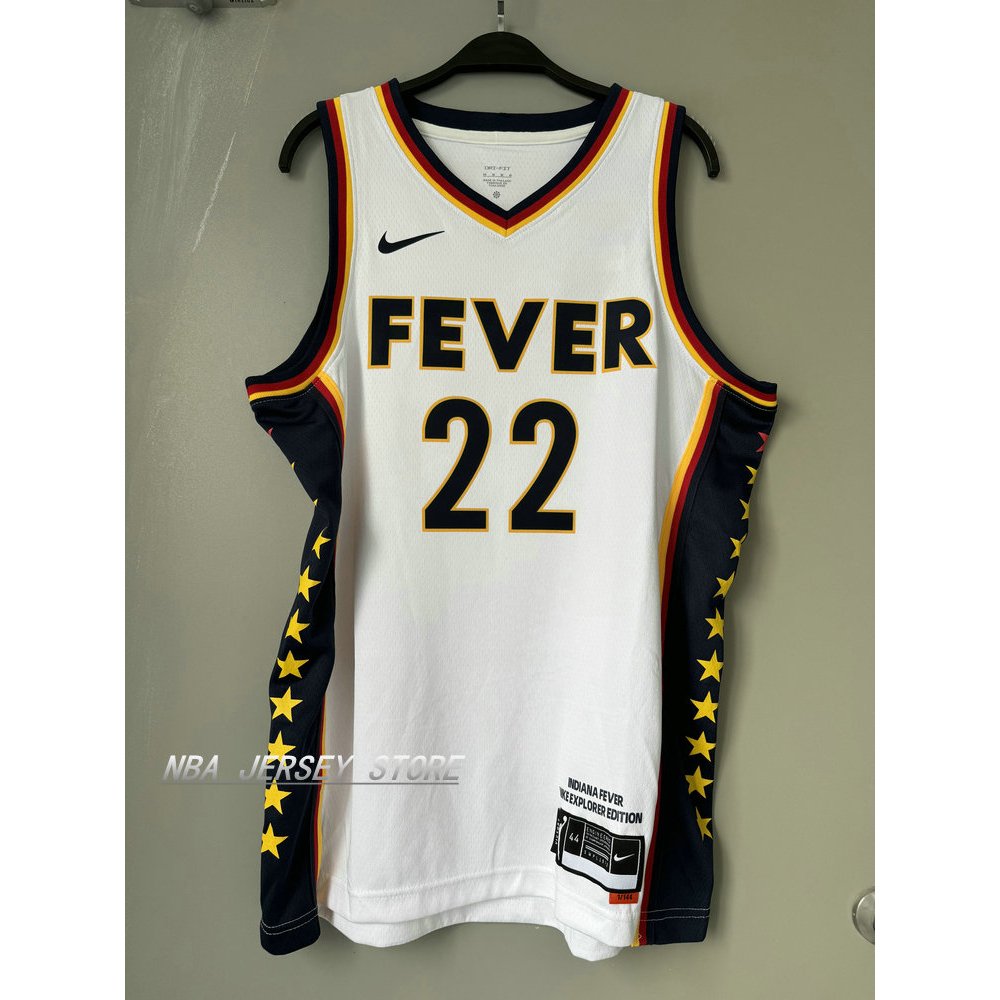 【Heat-pressed】New Original Basketball Jerseys Fever 22# Caitlin Clark ...