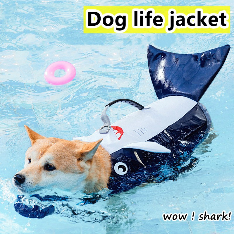 Cute Dog life jacket Dog swimsuit Pet swimming safe vest Small, medium ...