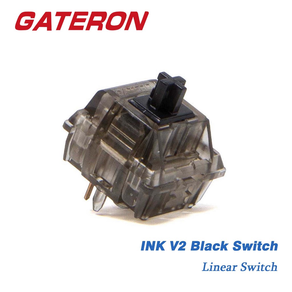 Gateron Ink V2 Switches Transparent Smokey Housing Black for Mechanical ...