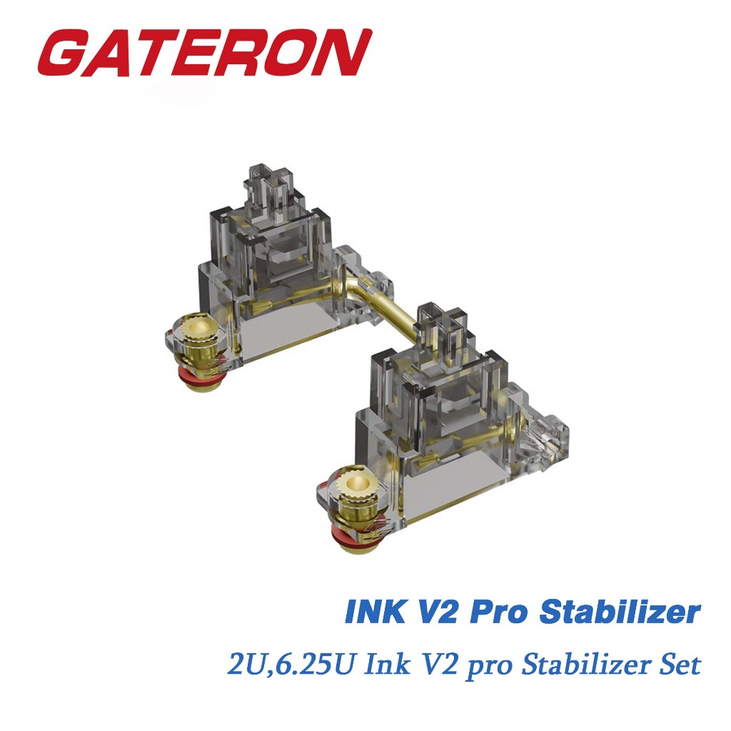 GATERON Ink V2 Pro Screw in Stabilizer RGB New Set Stab Hot Swap for 60 ...
