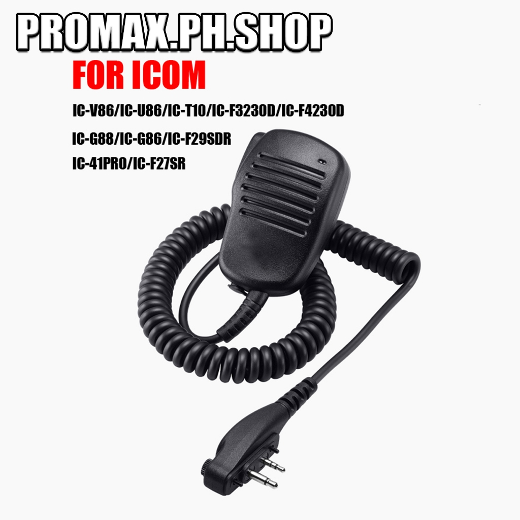 ICOM HM-158LA Hand Speaker Mic Radio Microphone for ICOM Radio IC-T10IC ...