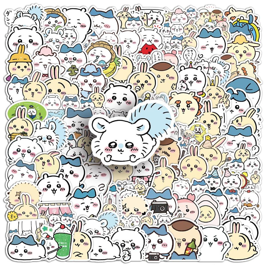 Super Cute 101 Piece Chiikawa Stickers Waterproof DIY For Phones Laptop Car Sticker Creative ...