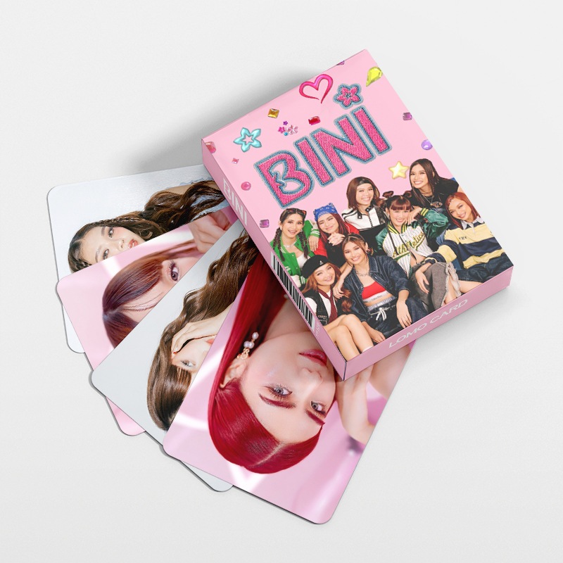 92pcs BINI Lomo Card Sticker Lomocard Photo Card Holographic Photocards ...