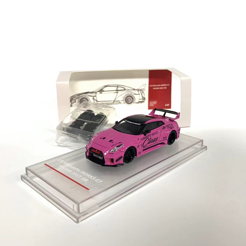 CM 1:64 Model Car Nissan GT-R R35 LBWK Refitting Super Silhouette 35GT ...